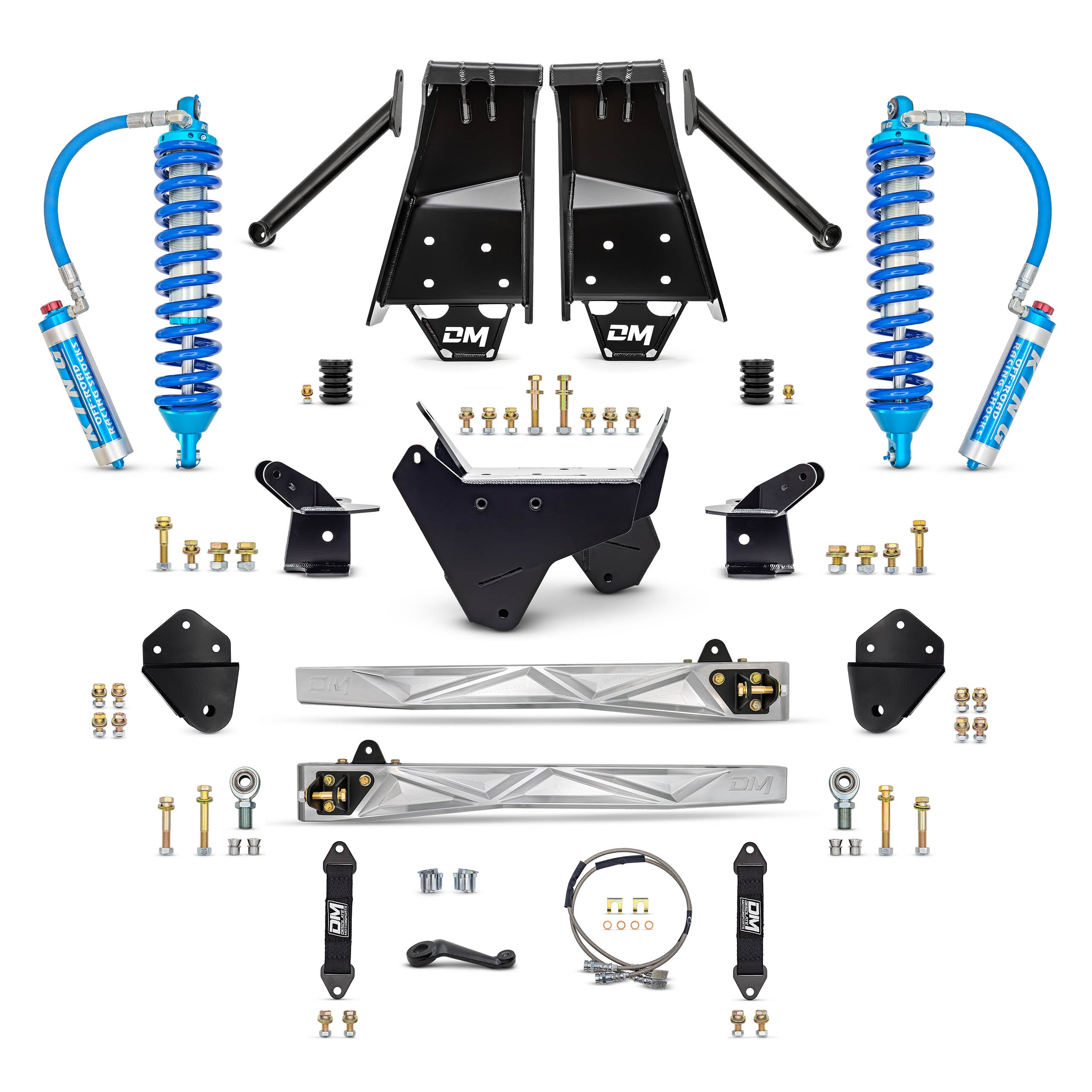 D50 TTB Coil Over Conversion (BOLT ON) Front Only - 80-97 Ford F-Serie ...