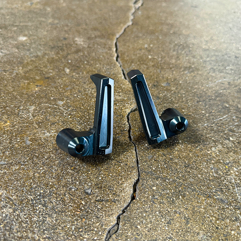 BILLET Wing Vent Window Handles - (PAIR - Left & Right) – Complete ...