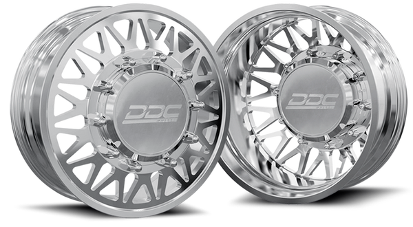 (1987 - 1997) DDC Wheels Polished The Mesh Dually Wheels – Complete ...
